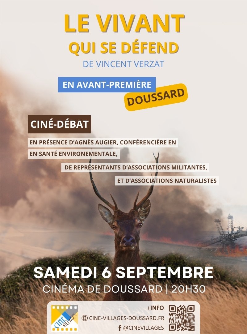 Soirée Ciné-débat autour du film documentaire « Le VIVANT qui se défend