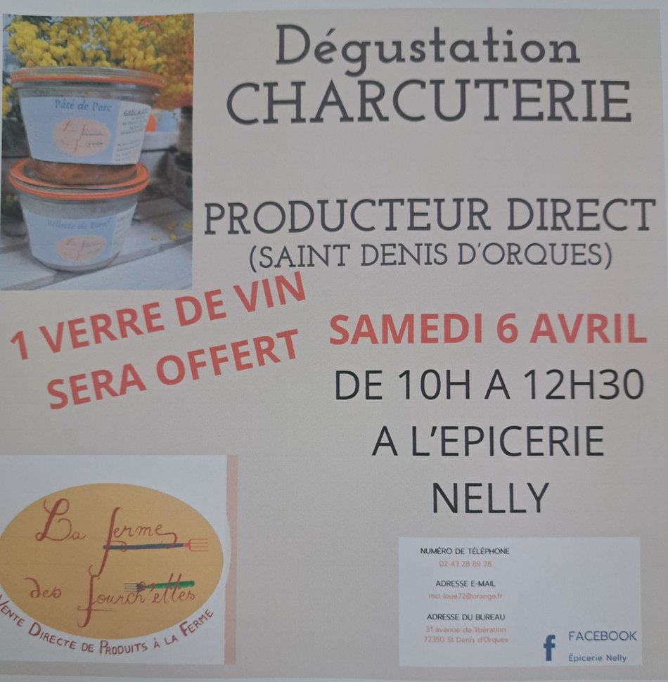 Dégustation à l'épicerie Nelly