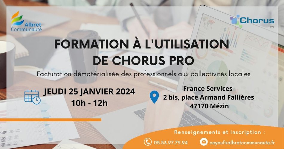 FORMATION UTILISATION CHORUS PRO