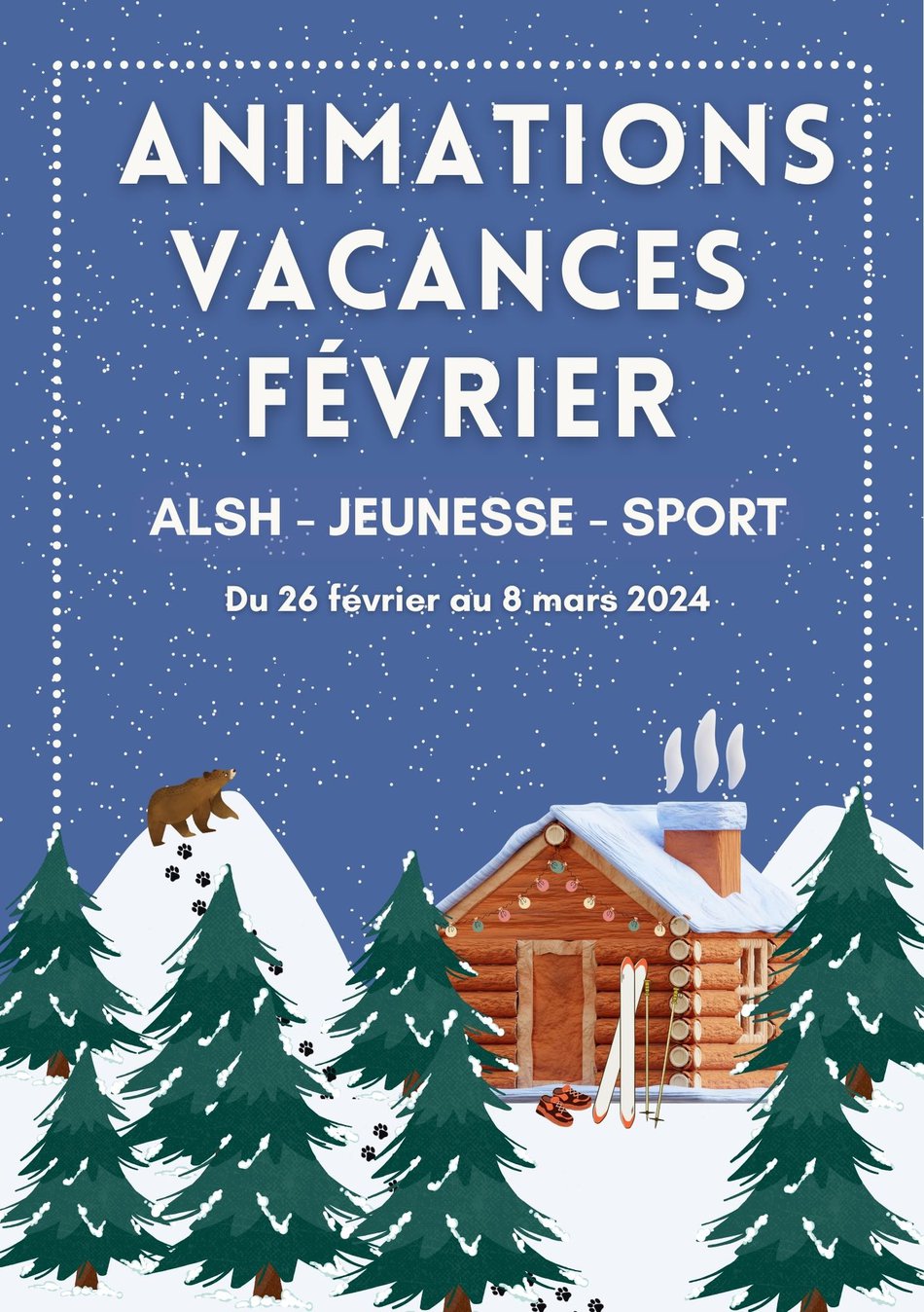 Animations ALSH - Jeunesse - Sport pendant les vacances d'hiver
