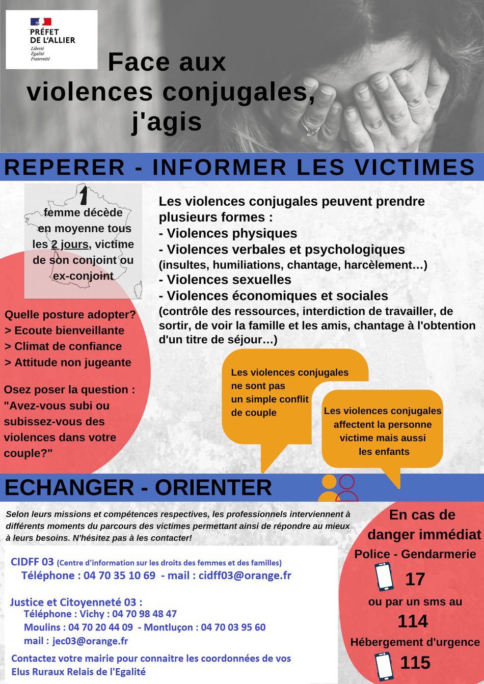 Pour dire STOP aux violences conjugales