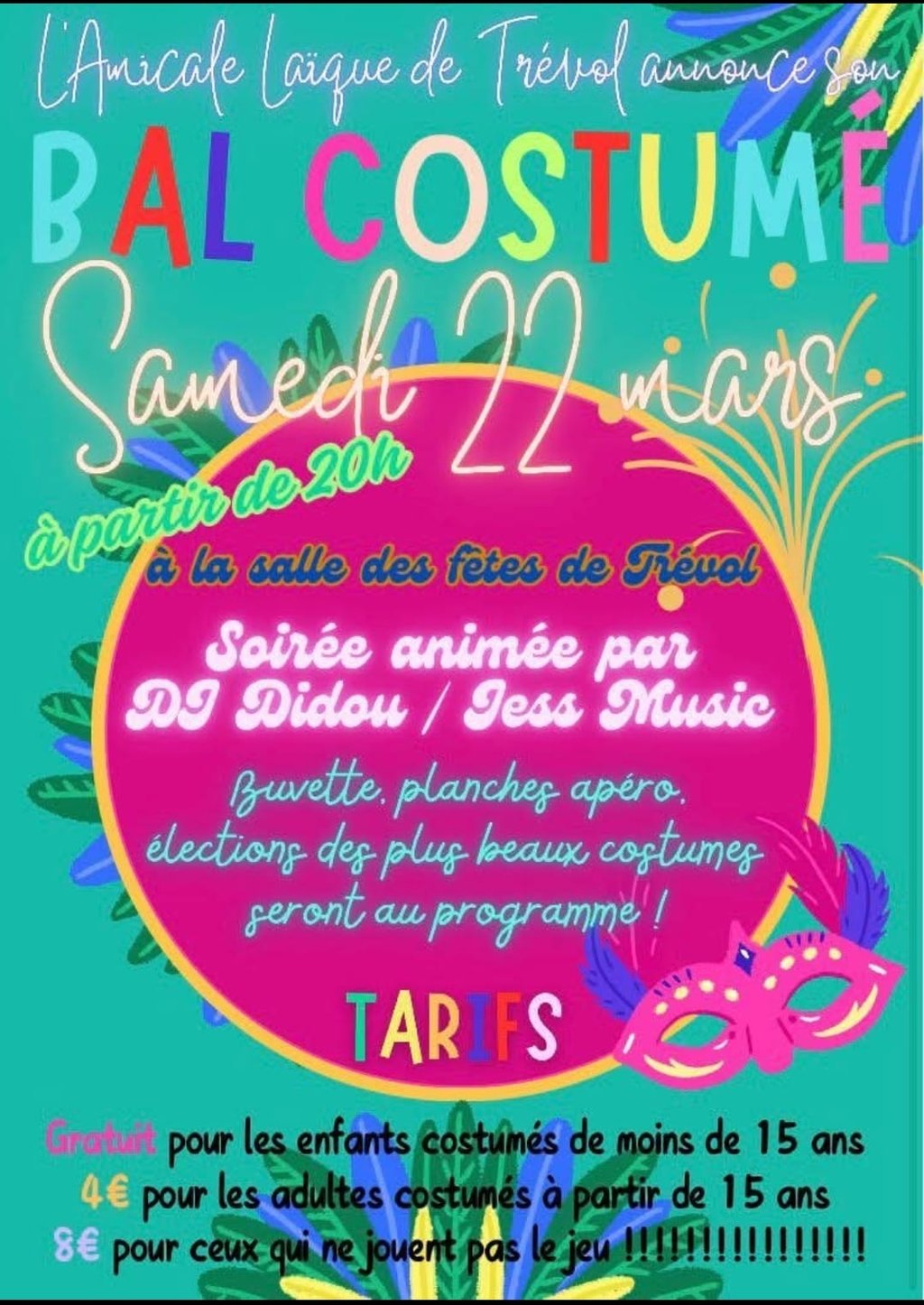 BAL COSTUMÉ DE L'AMICALE LAIQUE