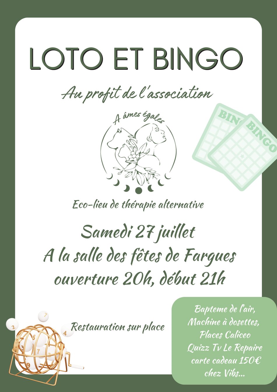 Loto et Bingo - Âmes Égales