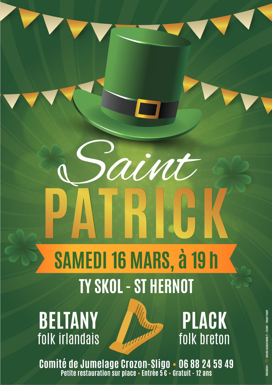 Ce week-end c'est la St Patrick à Crozon