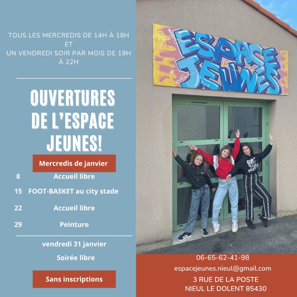 Ouverture de l'espace jeunes