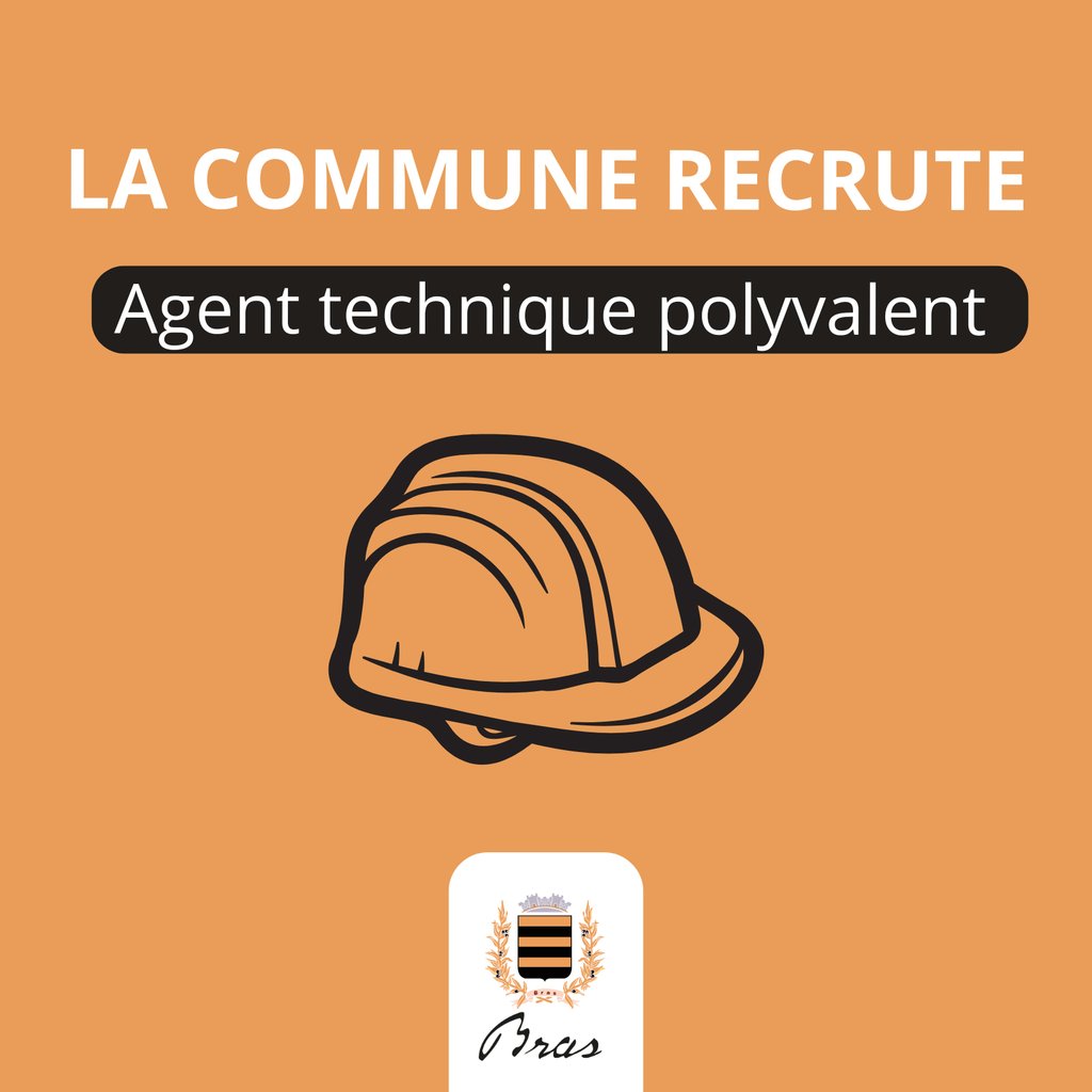 La commune recrute un agent technique polyvalent
