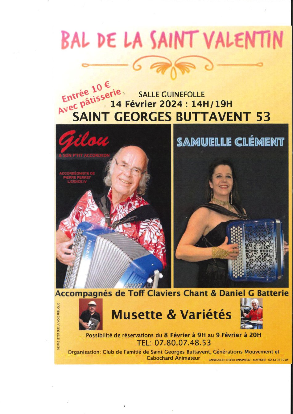 BAL DE LA SAINT VALENTIN