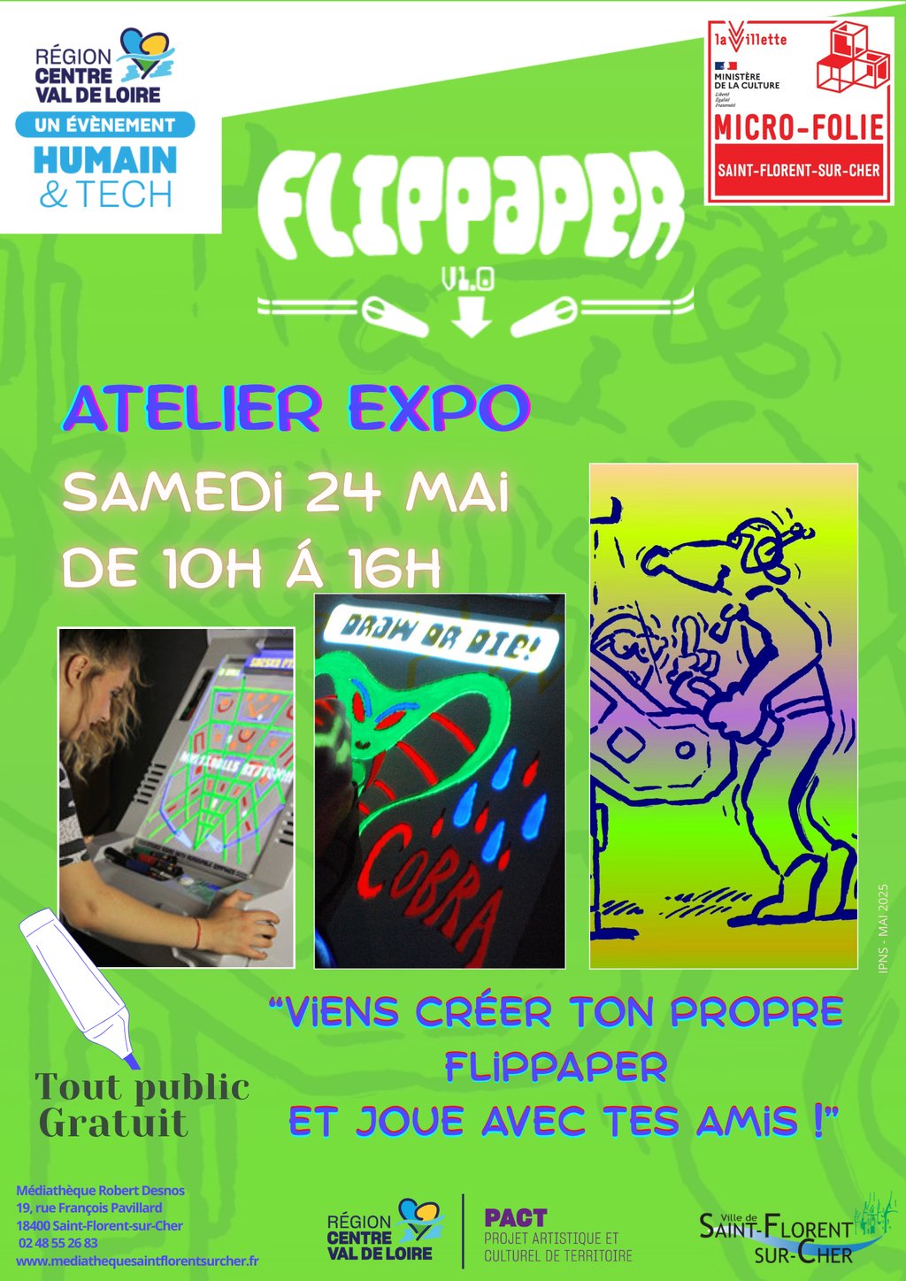 Flippaper : viens inventer le flipper de demain