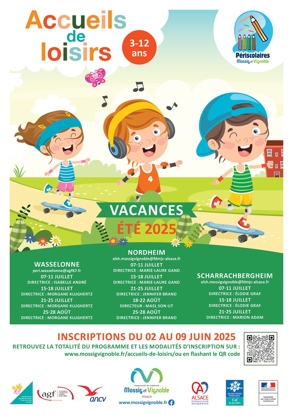 Inscriptions Accueils de Loisirs été 2025