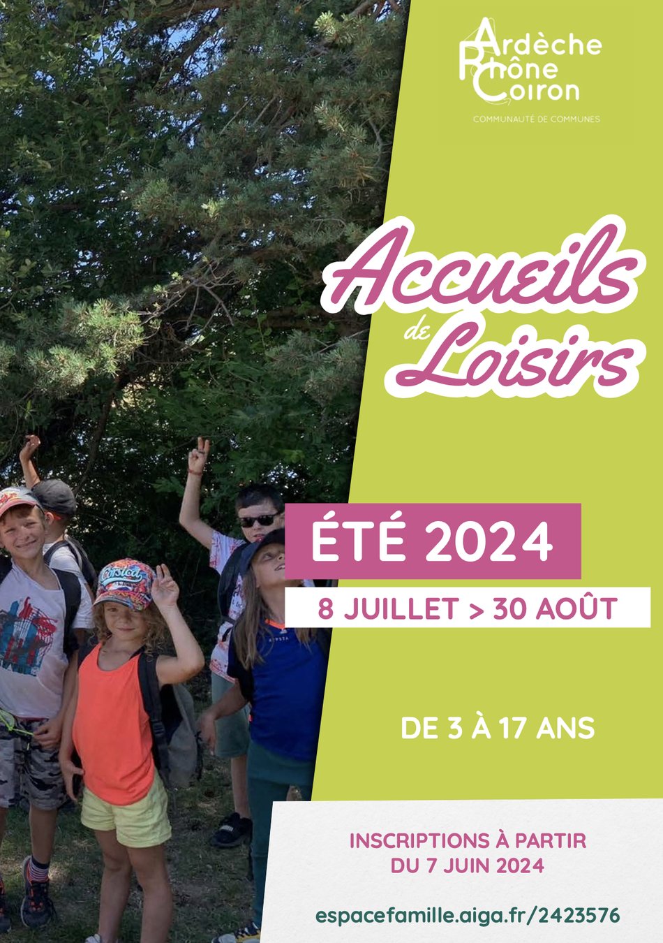 Programme accueils de loisirs - été 2024
