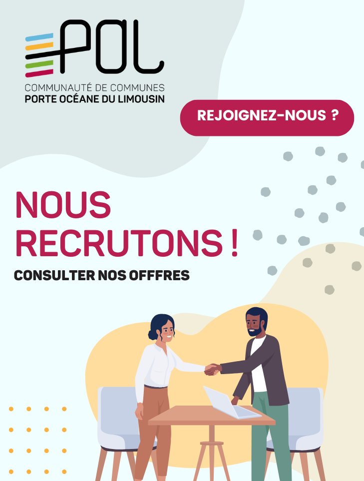 Nous recrutons ! Rejoignez notre équipe ! 🤝