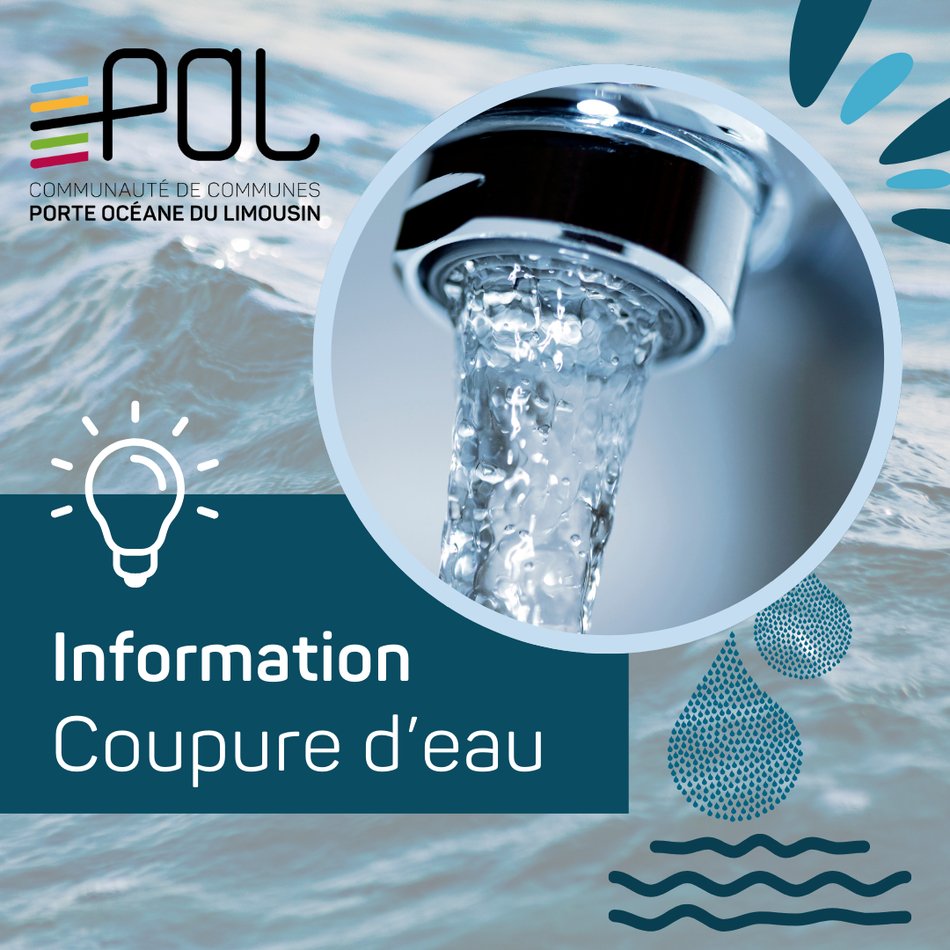 Coupure d'eau à Saint-Junien